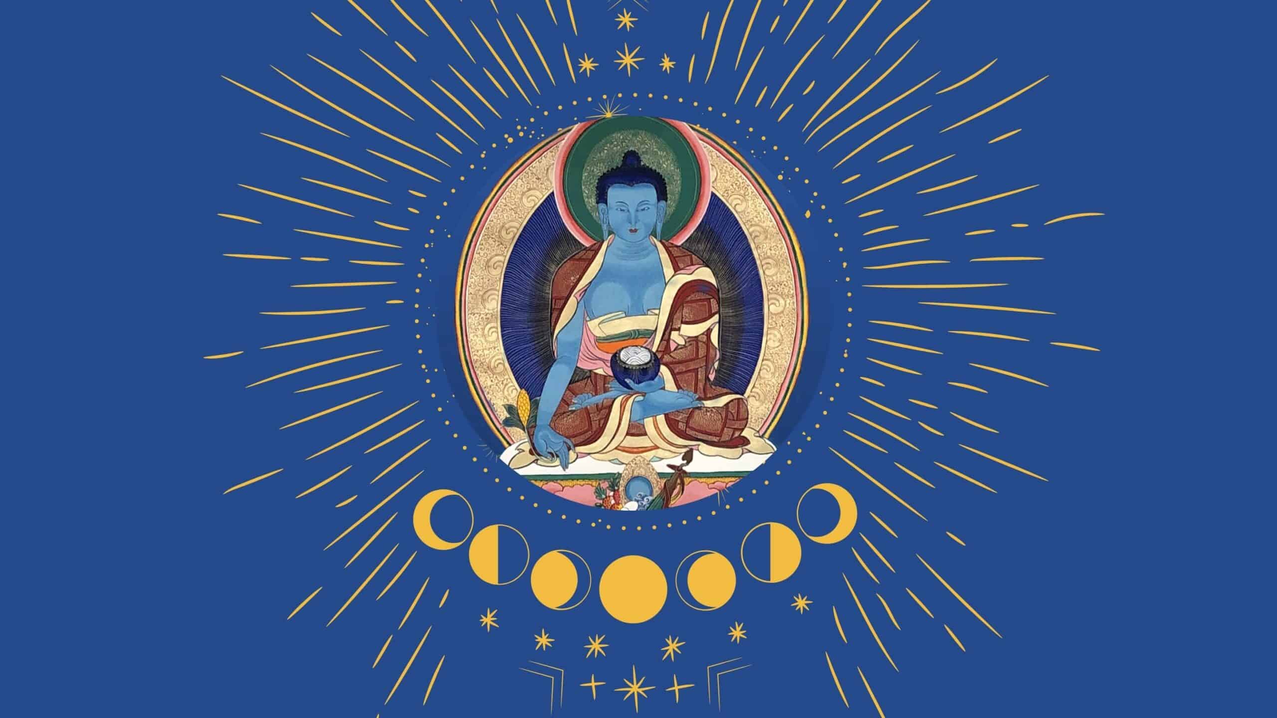 Online Moon Cycle Mantra Healing Medicine Buddha Waxing Moon online-moon-cycle-mantra-healing-medicine-buddha-waxing-moon